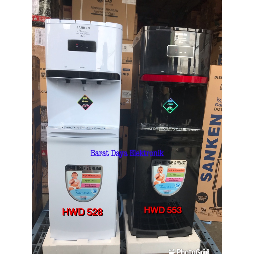 Jual SANKEN DISPENSER GALON BAWAH HWD-C528IC DAN HWD-C553IC LOW WATT | Shopee Indonesia