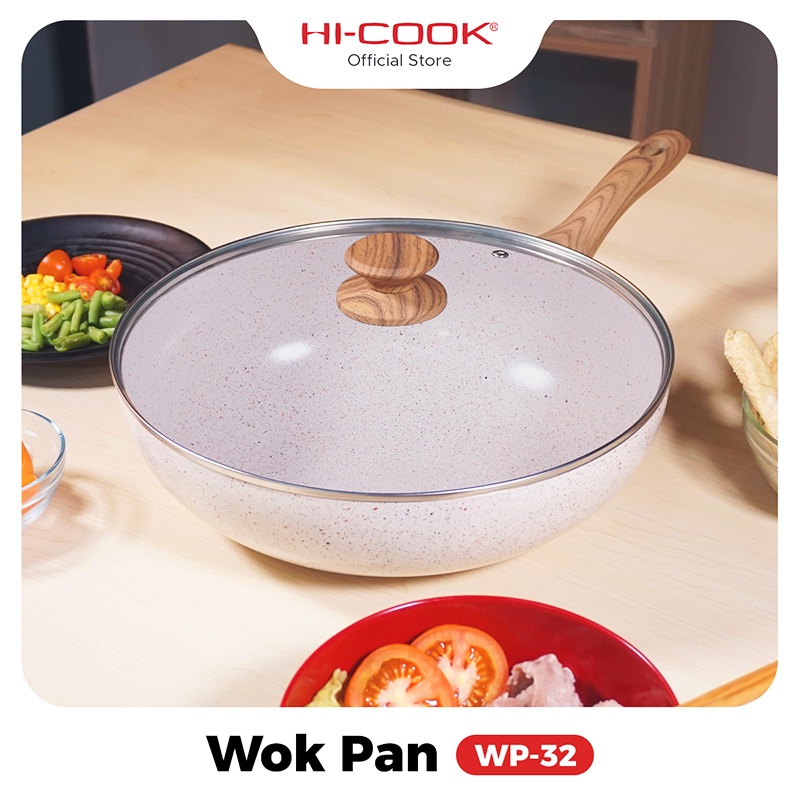 Jual HI-Cook Wook Pan / Wook Pan WP-32, Panci Penggoreng Berbahan ...