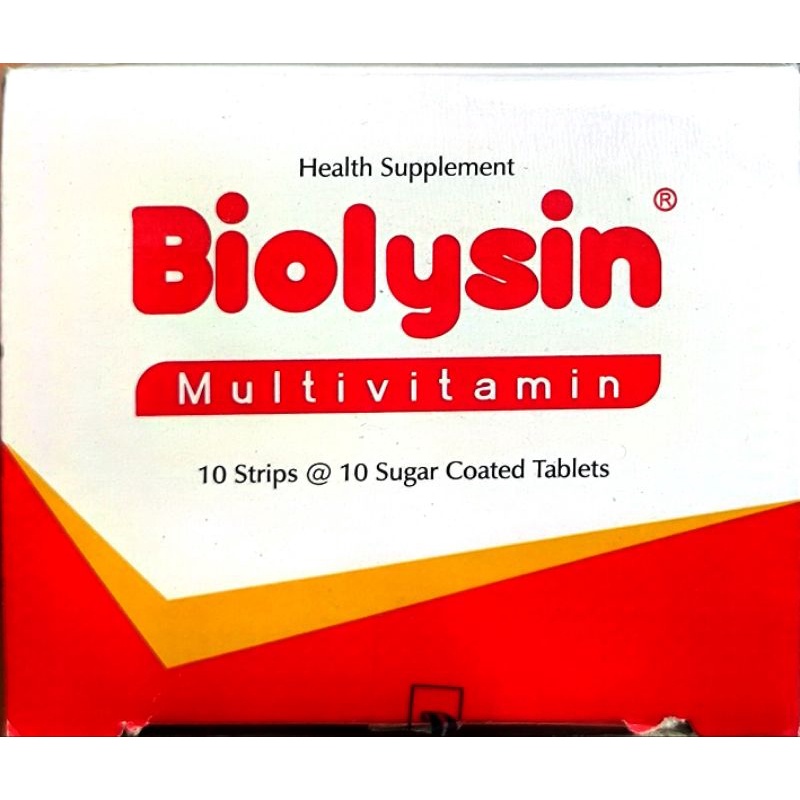 Jual Biolysin Multivitamin 10 Kaplet | Shopee Indonesia