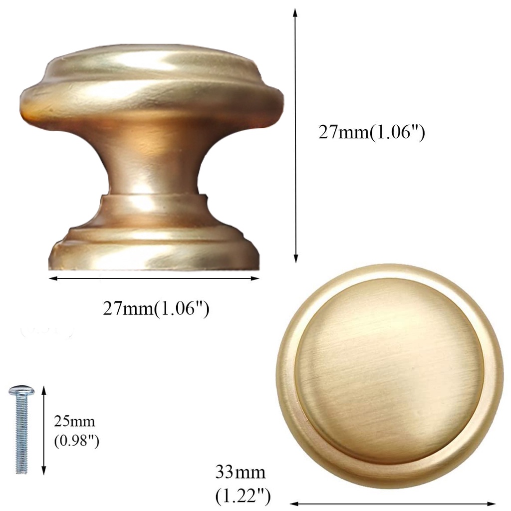 Jual Vintage Gold Handle Bronson Simple Knob Tarikan Laci Emas Gagang ...