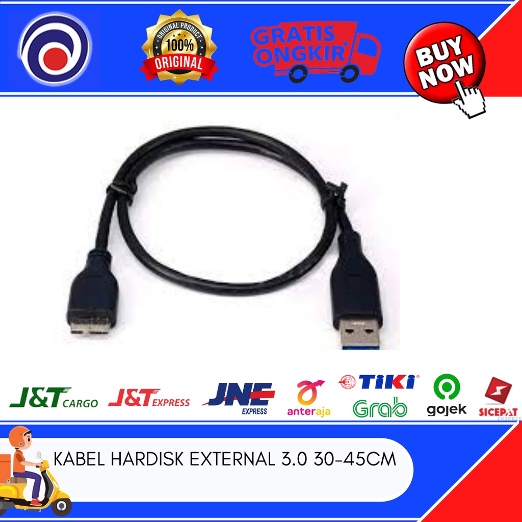 Jual KABEL HARDISK EXTERNAL 3.0 30-45CM | Shopee Indonesia