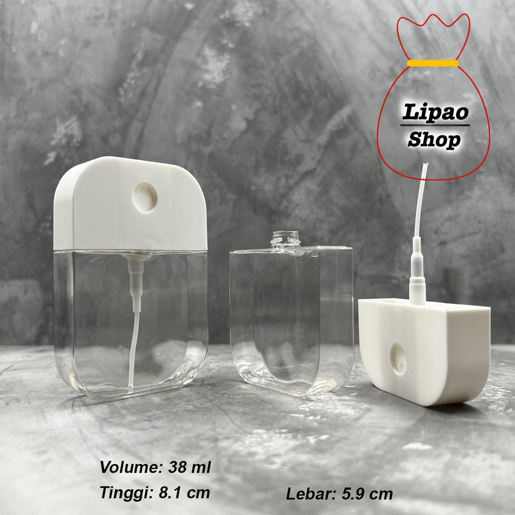 Jual Botol Pocket Spray Hand Sanitizer 38ml REFILLABLE Plastik Card ...