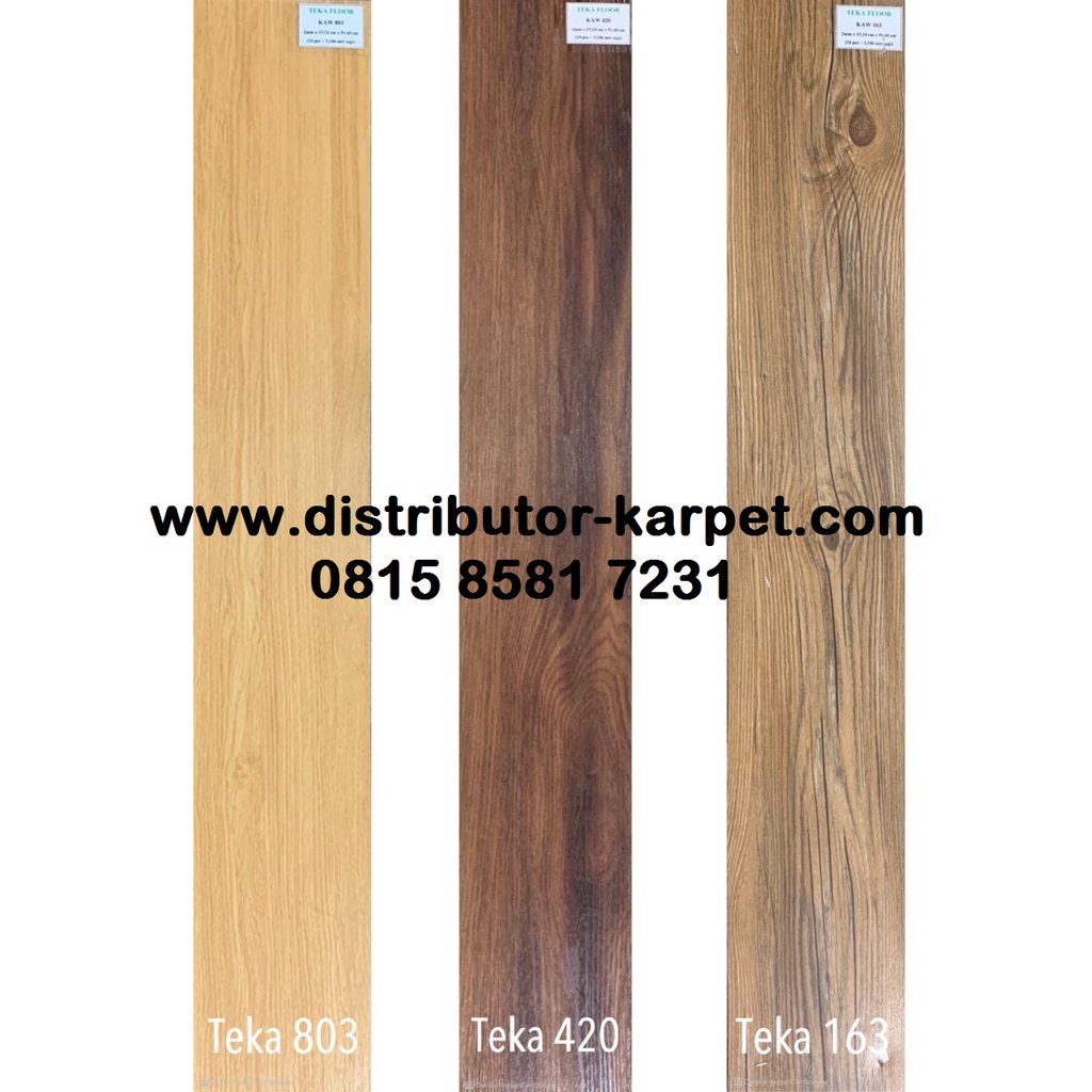 Jual Vinyl Lantai Motif Kayu Teka Anti Rayap & Air Tebal 2mm | Shopee Indonesia
