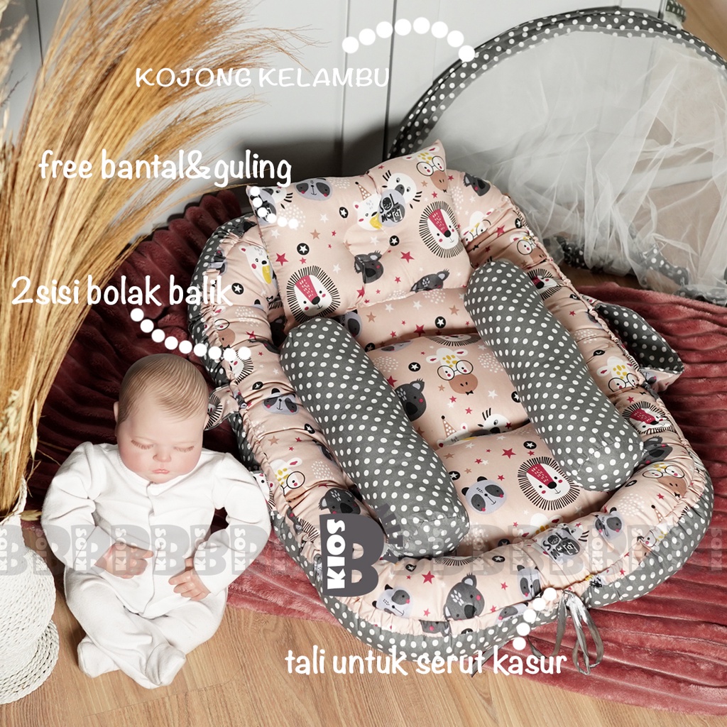 Jual PAKET KASUR BAYI BABY NEST PREMIUM DENGAN KELAMBU + FREE BANTAL ...