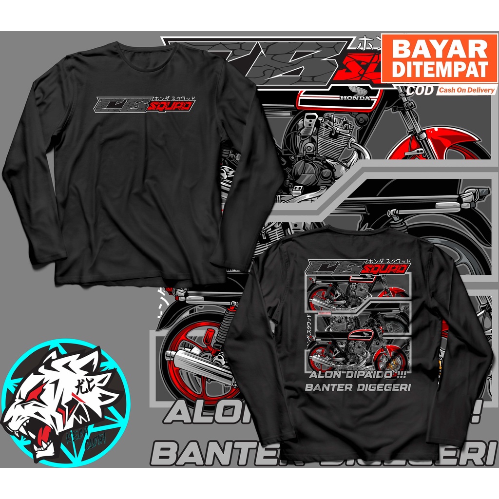 Jual KAOS BAJU LENGAN PANJANG RACING HONDA CB 100 SQUAD BIG SIZE JUMBO KAOS HEREX COWOK CEWEK ...