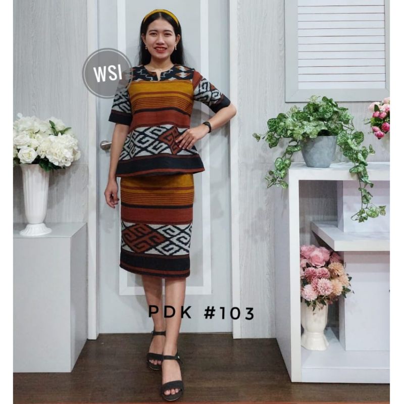 Jual SETELAN BLOUSE SET ROK SPAN TENUN, BAJU KANTOR | Shopee Indonesia