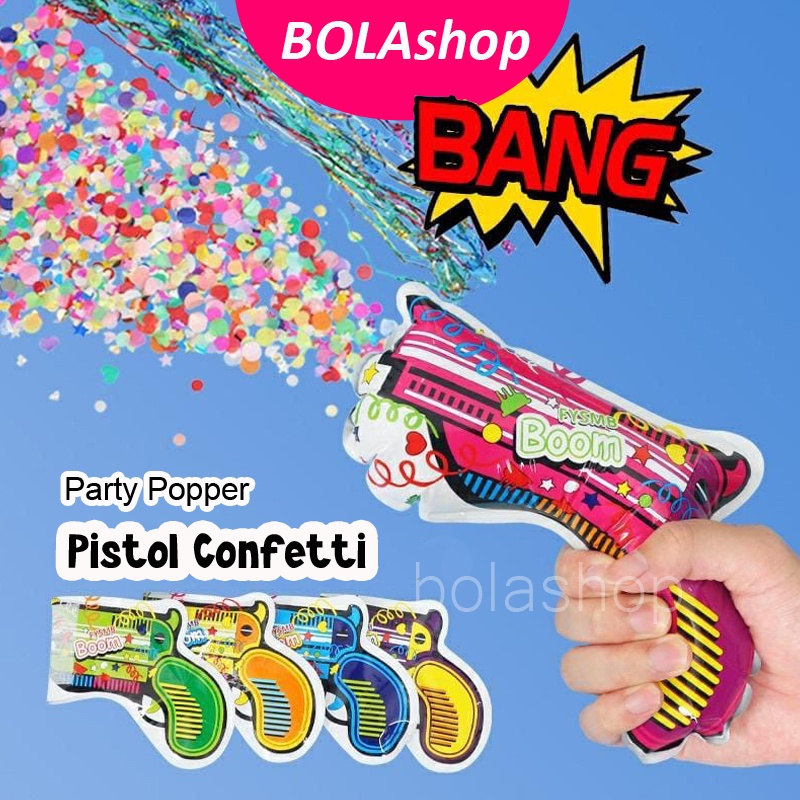 Jual Balon Pistol Confetti Dekorasi Pesta Ulang Tahun | Konfetti Party ...
