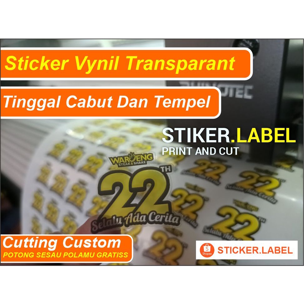 Jual STICKER VYNIL TRANSPARANT A3+ | Shopee Indonesia