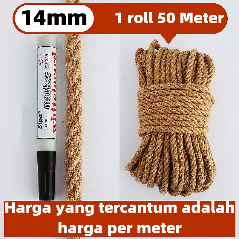 Jual Tali Rami 14mm Tali goni Tali tambang | Shopee Indonesia