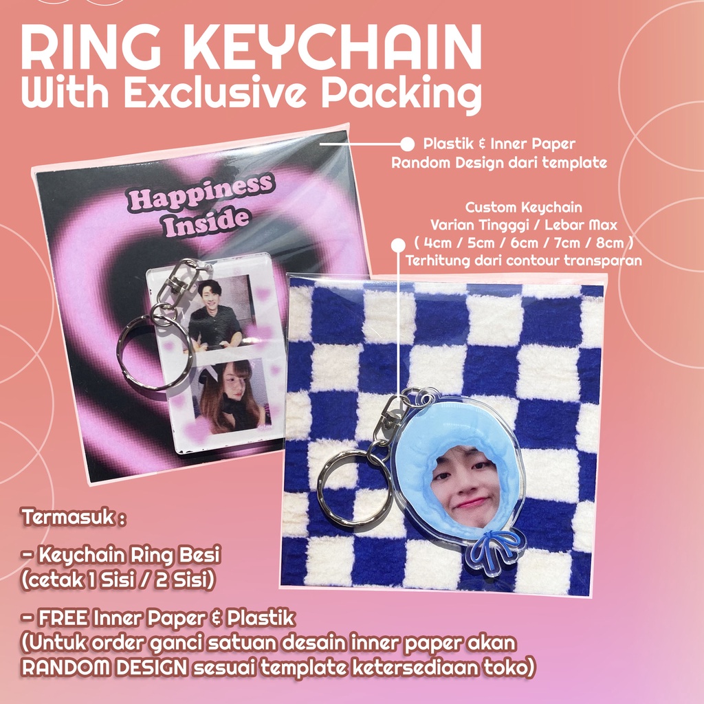 Jual GANTUNGAN KUNCI BENTUK RING BESI INCLUDE EXCLUSIVE PACKING ...