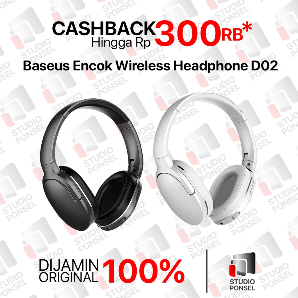 Jual Baseus Encok D02 Pro Wireless Headphone Bluetooth Headset Earphone ...