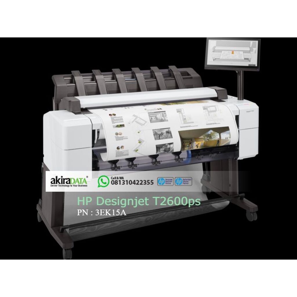 Jual HP DesignJet T2600dr 36-in PostScript Multifunction Printer ...