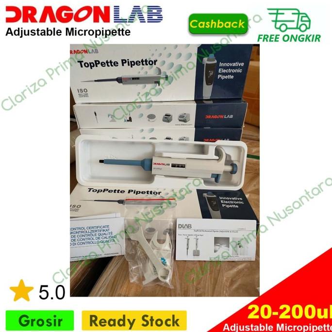 Jual mikropipet dragonlab mikro pipet dragon lab micropipette micro ...