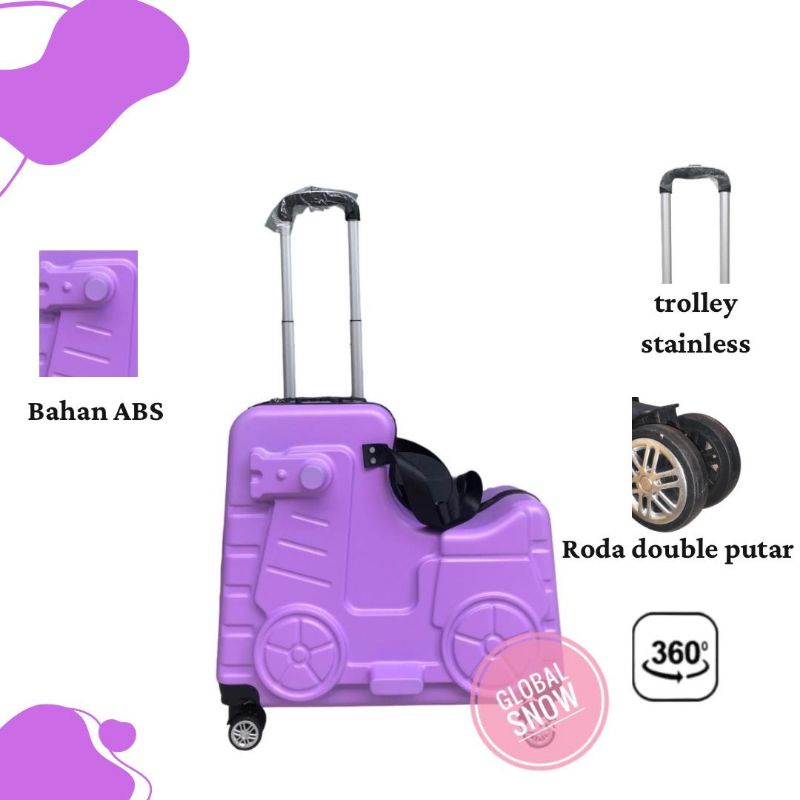 Jual Koper Duduk Anak Kabin / Koper Kabin / Koper ABS Anak Kuat ...