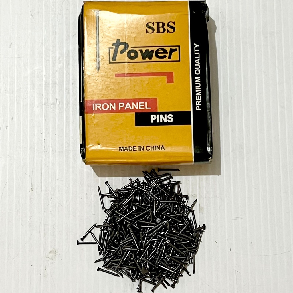 Jual [1KTK] Paku Power Triplek Halus Iron Panel Pins SBS RRT ISI 450GR ...