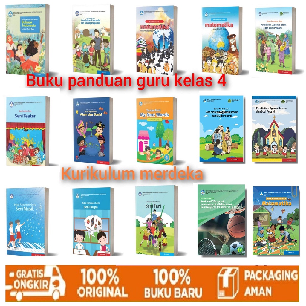 Jual Buku Panduan Guru Kelas 4 Kurikulum Merdeka SD / MI Kelas IV Buku Guru Kurikulum Merdeka ...