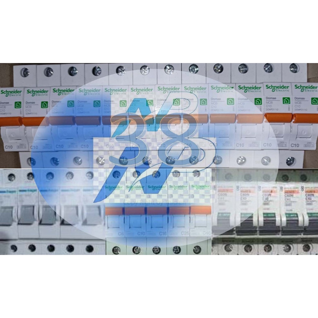 Jual MCB Listrik 1p , (10a 16a 20a 25a 32a 45a) Schneider, Hager ...
