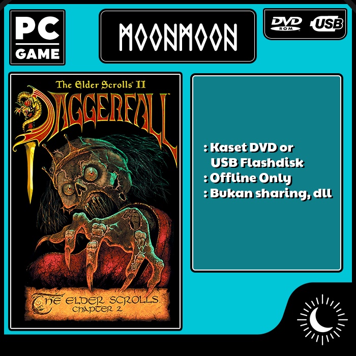 Jual The Elder Scrolls II Daggerfall (1996) Game PC Laptop | Shopee ...