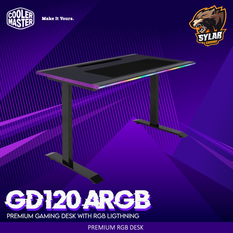 Jual Cooler Master GD120 ARGB Gaming Desk / Meja Komputer | Shopee ...