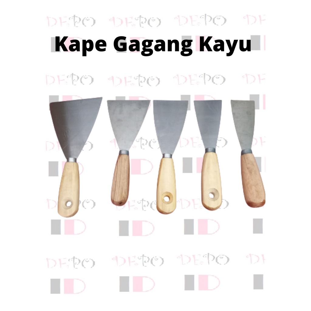 Jual Kape Plat Besi Gagang Kayu / Kape Plat / Scraper Murah | Shopee ...