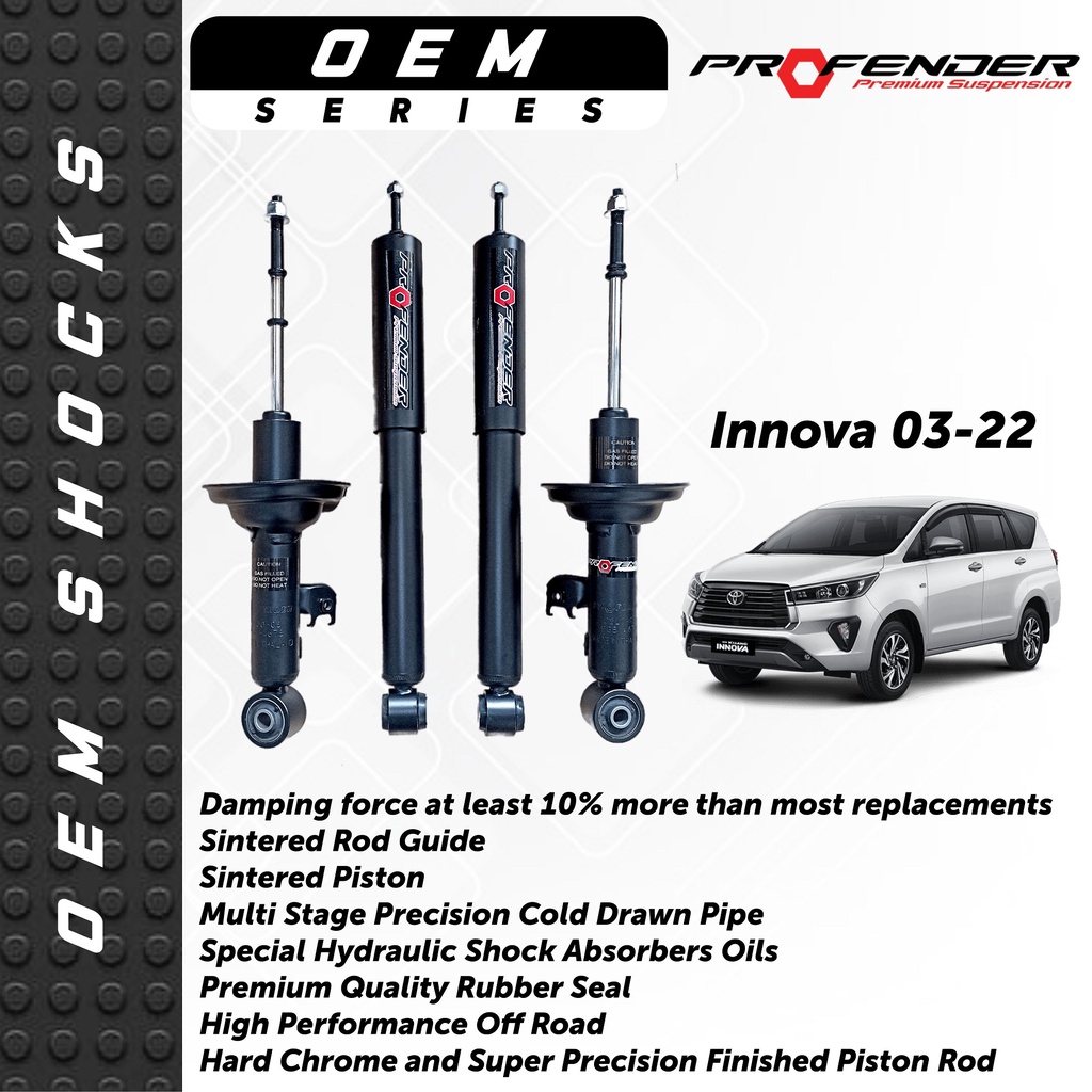 Jual (OEM) Shockbreaker Suspensi shock PROFENDER OEM Toyota Innova 2kd ...