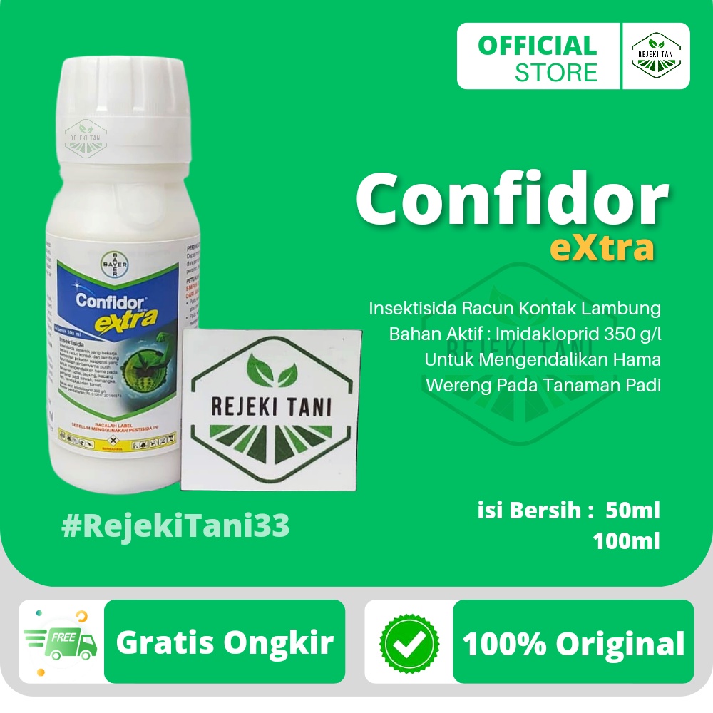 Jual Insektisida CONFIDOR Extra 350sc Imidakloprid Racun Kontak dan ...