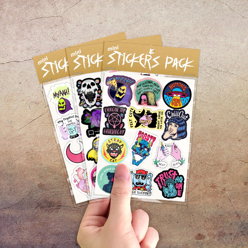 Jual Mini Sticker Pack Volume 9 | Stiker Set Vinyl Waterproof | Stiker ...