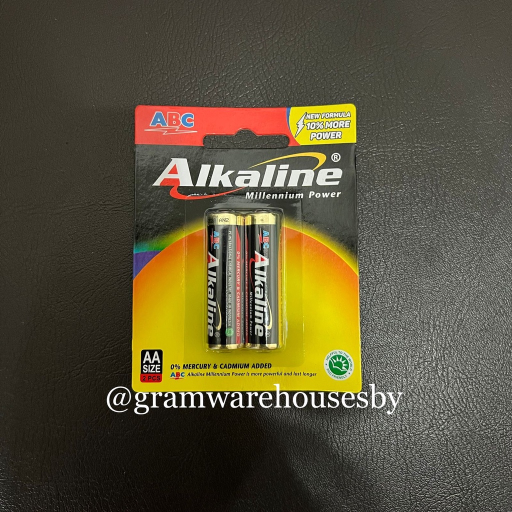 Jual Baterai Alkaline ABC size AA isi 2 pcs | Shopee Indonesia