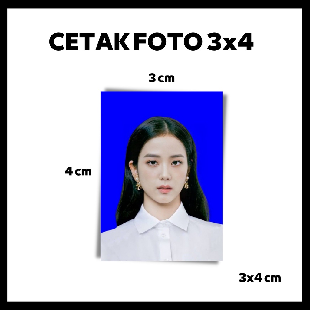 Jual [3x4] Cetak Pas Foto Murah Berbagai Ukuran Bisa Custom | Shopee ...
