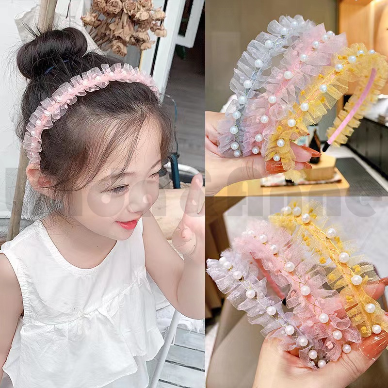 Jual Bando Anak -bando anak anak perempuan lucu Aksen Mutiara Aksesoris ...