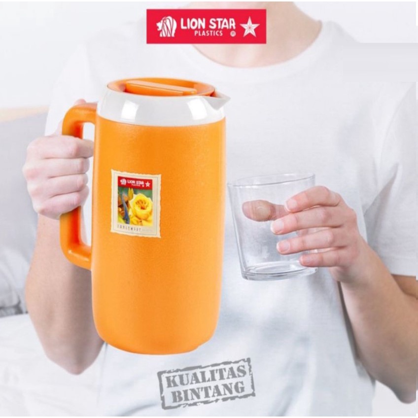 Jual ESKAN TEKO AIR PANAS / DINGIN SERBAGUNA 2,5 ltr /WATER JUG 1,7 lt LION STAR | Shopee Indonesia