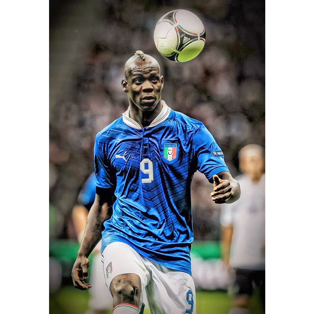 Jual POSTER BOLA MARIO BALOTELLI (BISA CUSTOM GAMBAR) | Shopee Indonesia