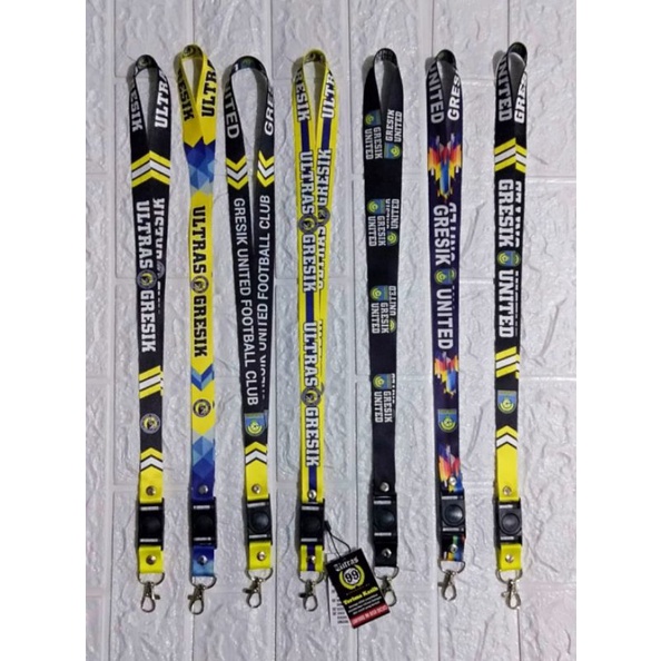 Jual LANYARD ID CARD CUSTOM GRESIK UNITED ULTRAS GRESIK FREE STICKER | Shopee Indonesia