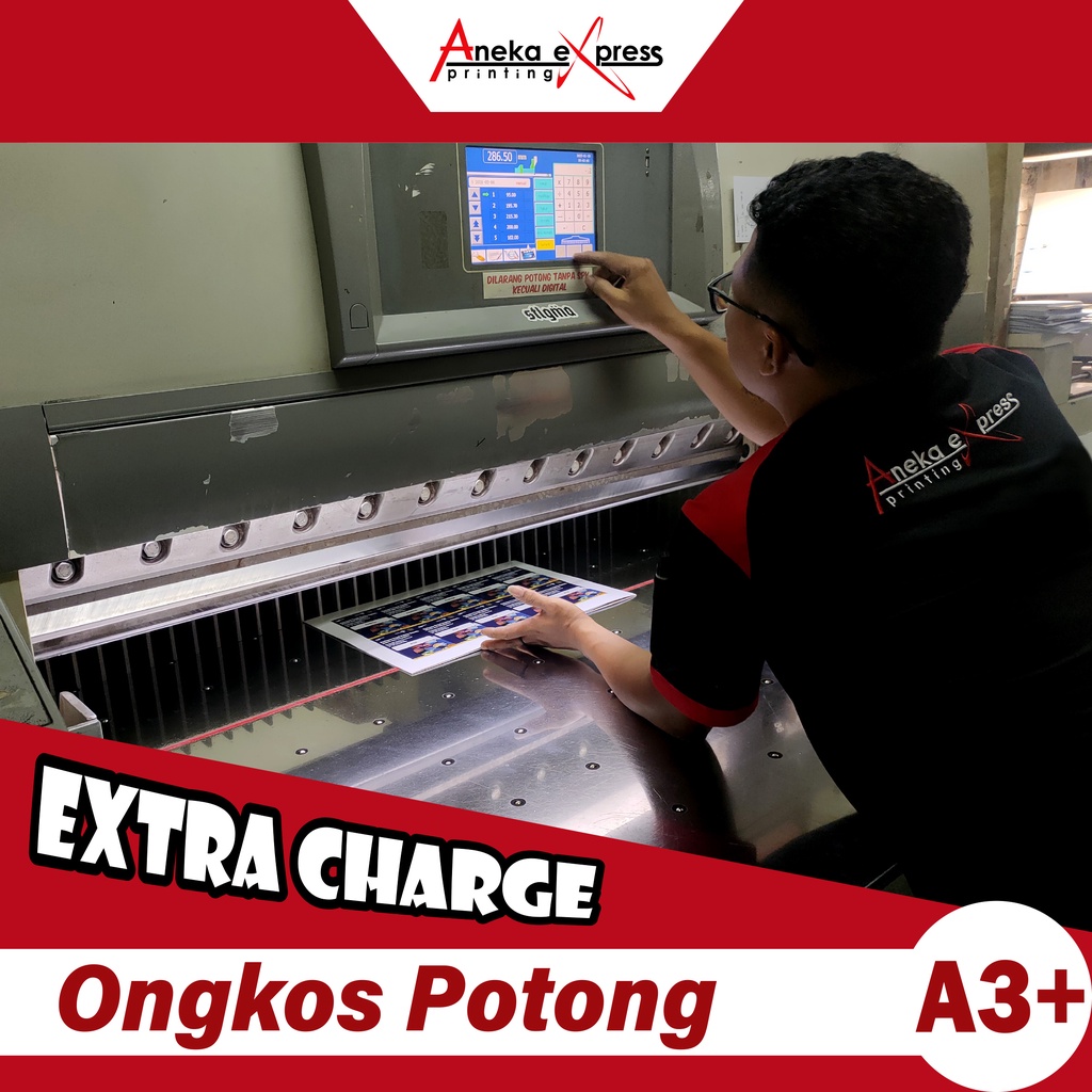 Jual EXTRA CHARGE ONGKOS POTONG KERTAS DAN STICKER A3+ / DIE CUT STIKER ...