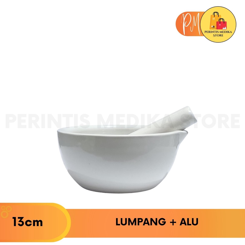 Jual Mortir + Alu 13cm / Ulekan Obat diameter 13cm / Lumpang / Mortar ...