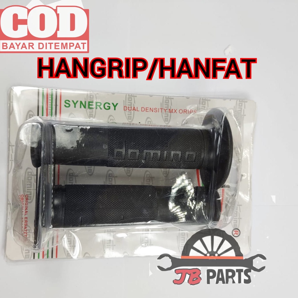 Jual Hangrip Domino polos semua motor , hanfat empuk dan pas ditangan ...