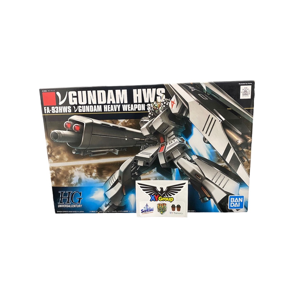 Jual HG Nu Gundam HWS Heavy Weapom System 1/144 BANDAI ORIGINAL ...