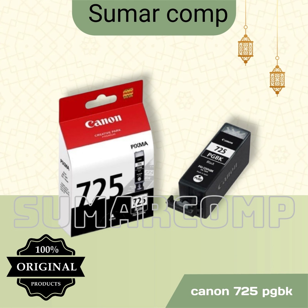 Jual Tinta canon 725/726 pgbk,black,cyan,magenta,yellow original ink tank | Shopee Indonesia