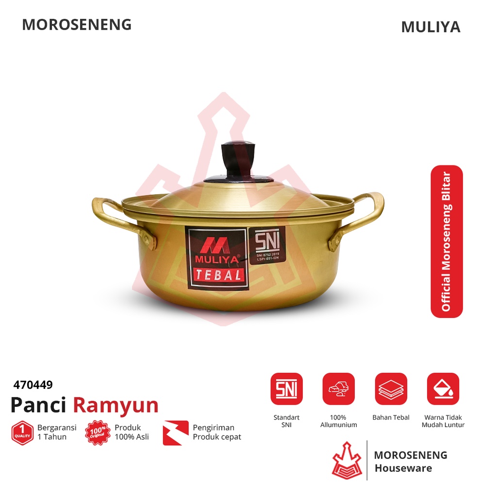 Jual Panci emas Ramyun rebus Korea Tebal Muliya | Shopee Indonesia