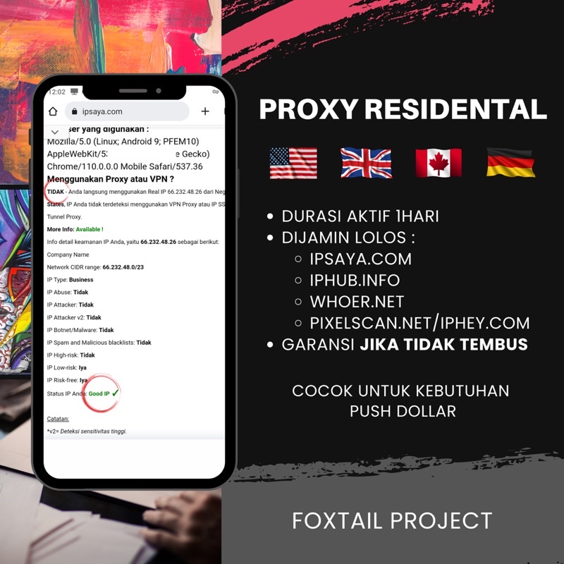 Jual PROXY RESIDENTAL | Shopee Indonesia