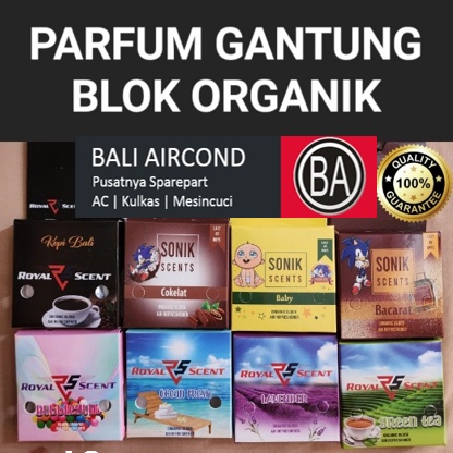 Jual Parfum AC Gantung Pewangi AC Ruangan Ac Mobil Blok Organik Scene ...