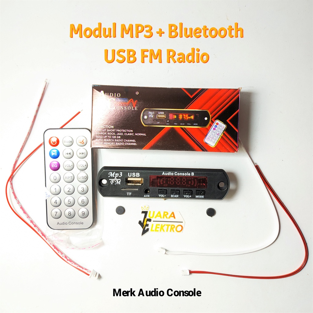 Jual Modul MP3 Bluetooth Audio Console + Dus | MP3 Bluetooth Dengan Dus ...