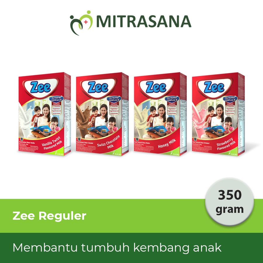Jual Zee Reguler Rasa Coklat/Strawberry/Vanilla/Honey 350 Gr | Shopee ...