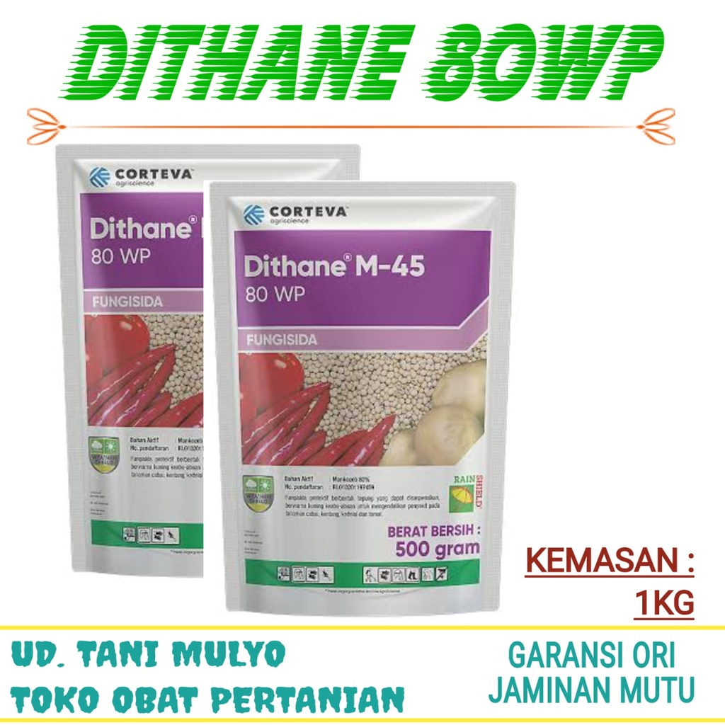 Jual Dithane M-45 80WP 1 KG Fungisida Obat Jamur Tanaman | Shopee Indonesia