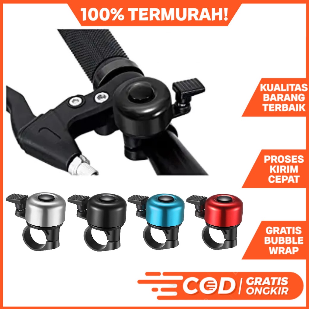 Jual Bel Sepeda Alloy Bicycle Ring Bell Sepeda Lipat MTB Roadbike BMX ...