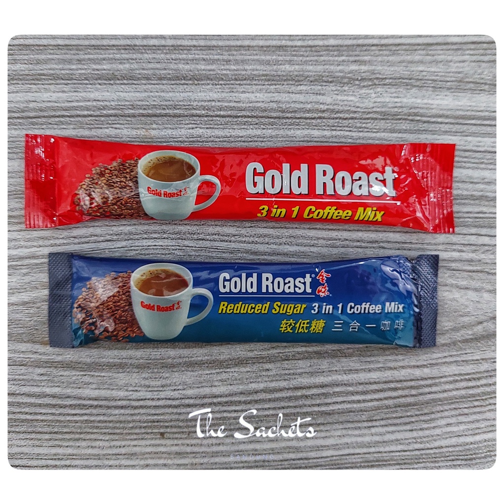 Jual Gold Roast 3in1 Coffee Mix Original & Reduced Sugar Sachet ...