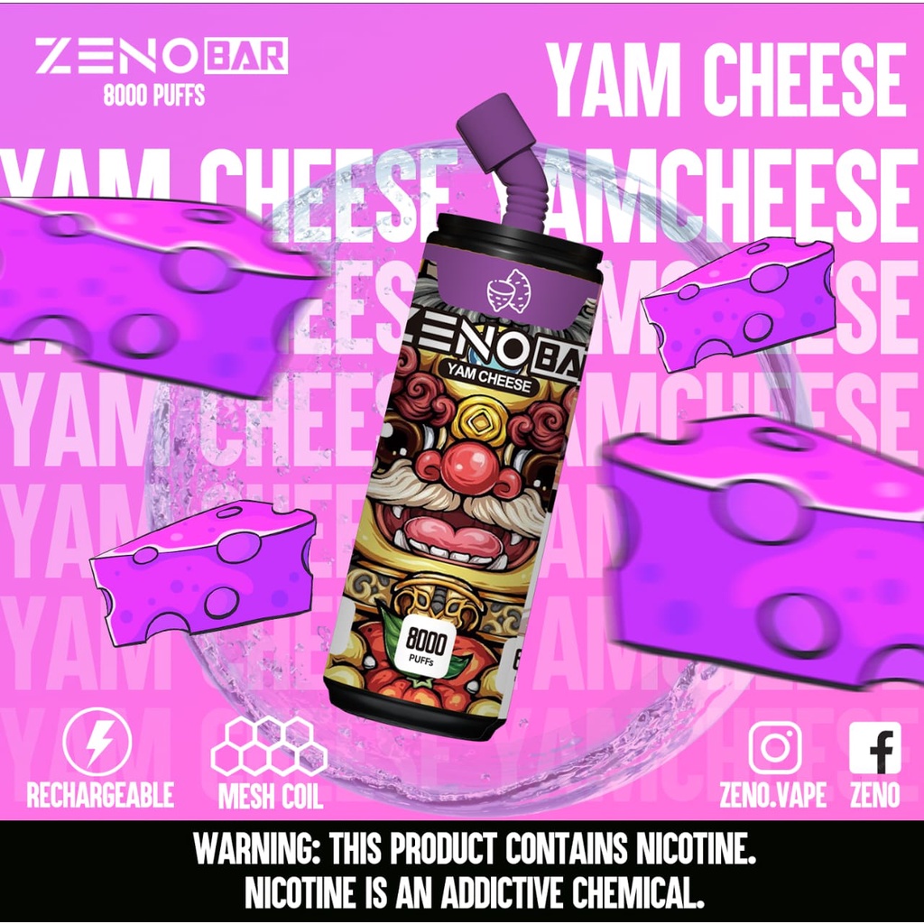 Jual ZENO BAR Disposable Pods 8000 puffs 20ml | Shopee Indonesia