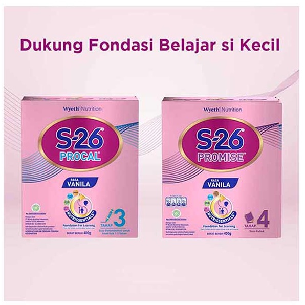 Jual S26 Procal Reguler 3 dan Promise 4 (400Gram dan 700Gram | Shopee ...