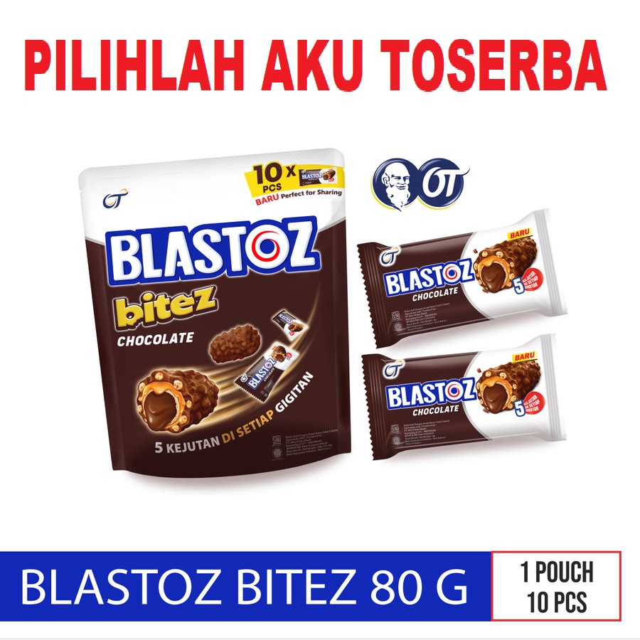 Jual BLASTOZ BITEZ CHOCOLATE KEMASAN POUCH - ( HARGA 1 POUCH ) | Shopee ...