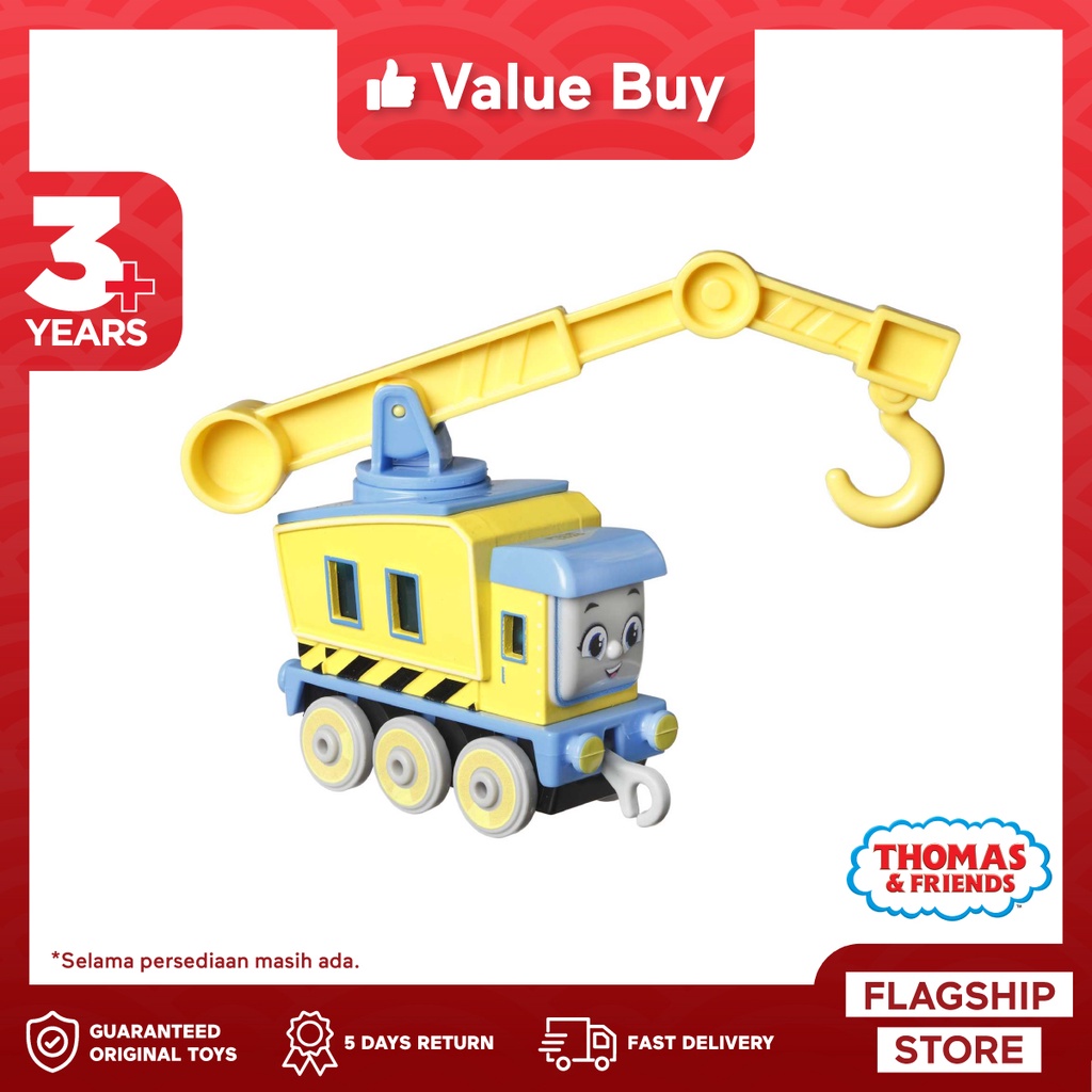 Jual NEW LOOK Thomas & Friends Large Metal Engine Carly the Crane Grue ...